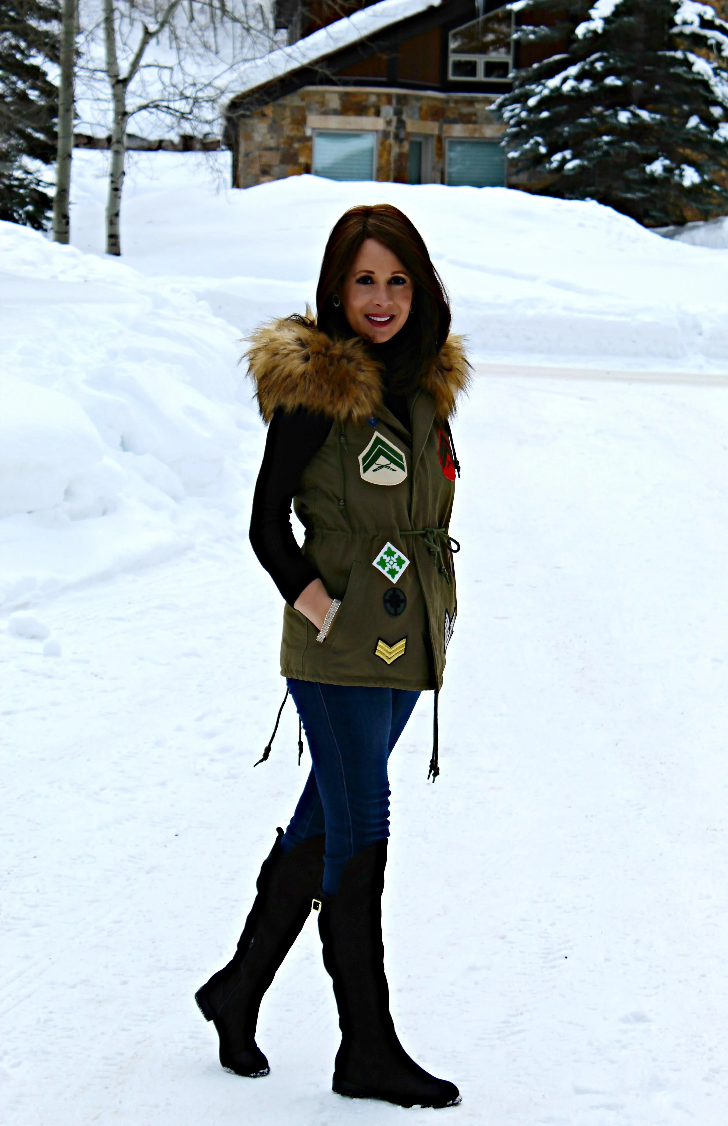 Army Vest with a twist of GLAM! | GRACE.GRIT.GLAMOUR. | Colorado ...