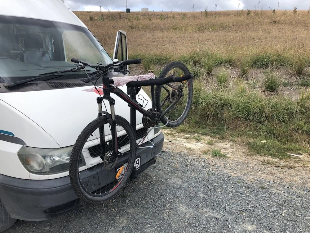 The Bike Rack at the Front of my Van — Life Done Differently