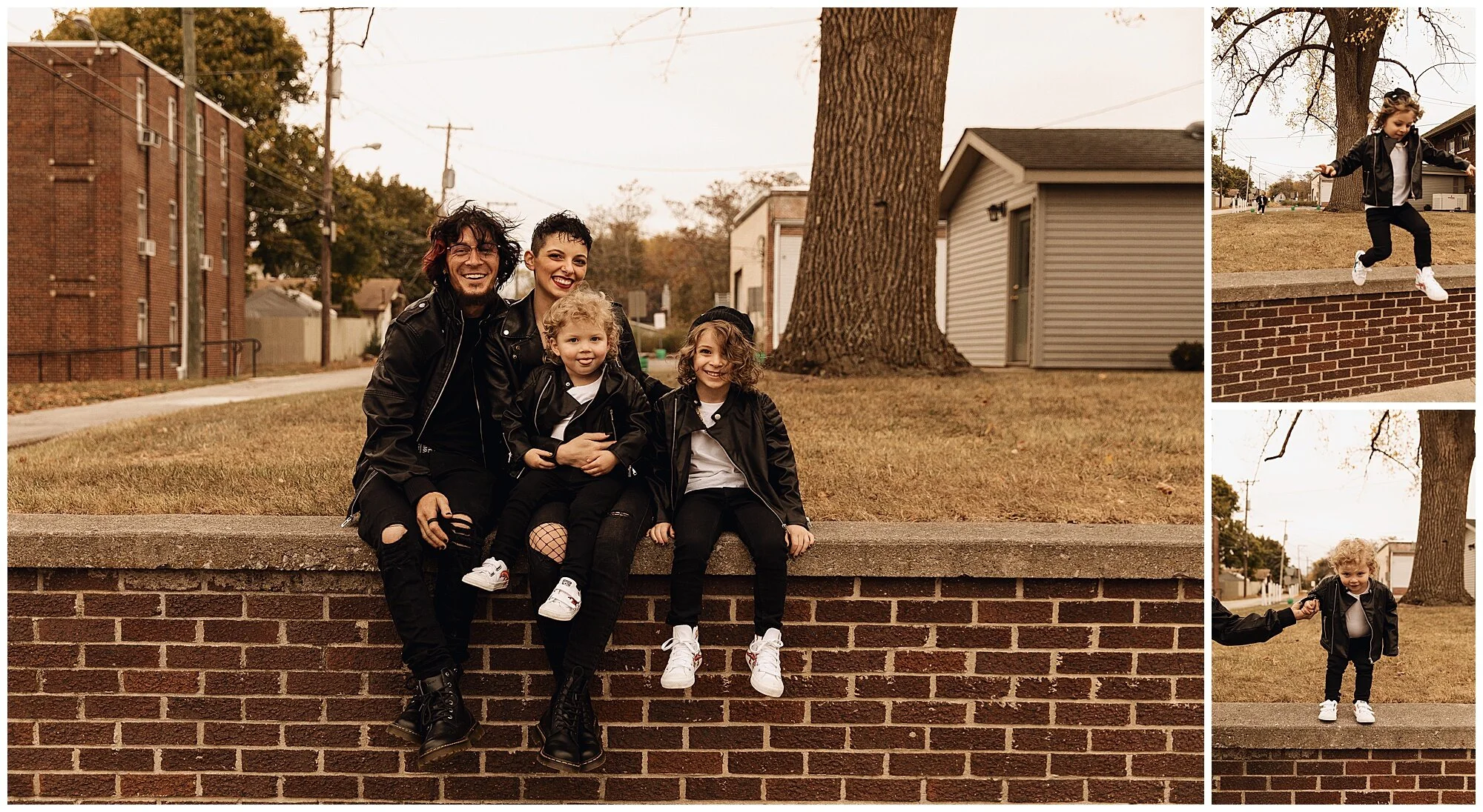 Punk Rock Family Session in Hamilton County, IN — LNM PHOTOGRAPHY