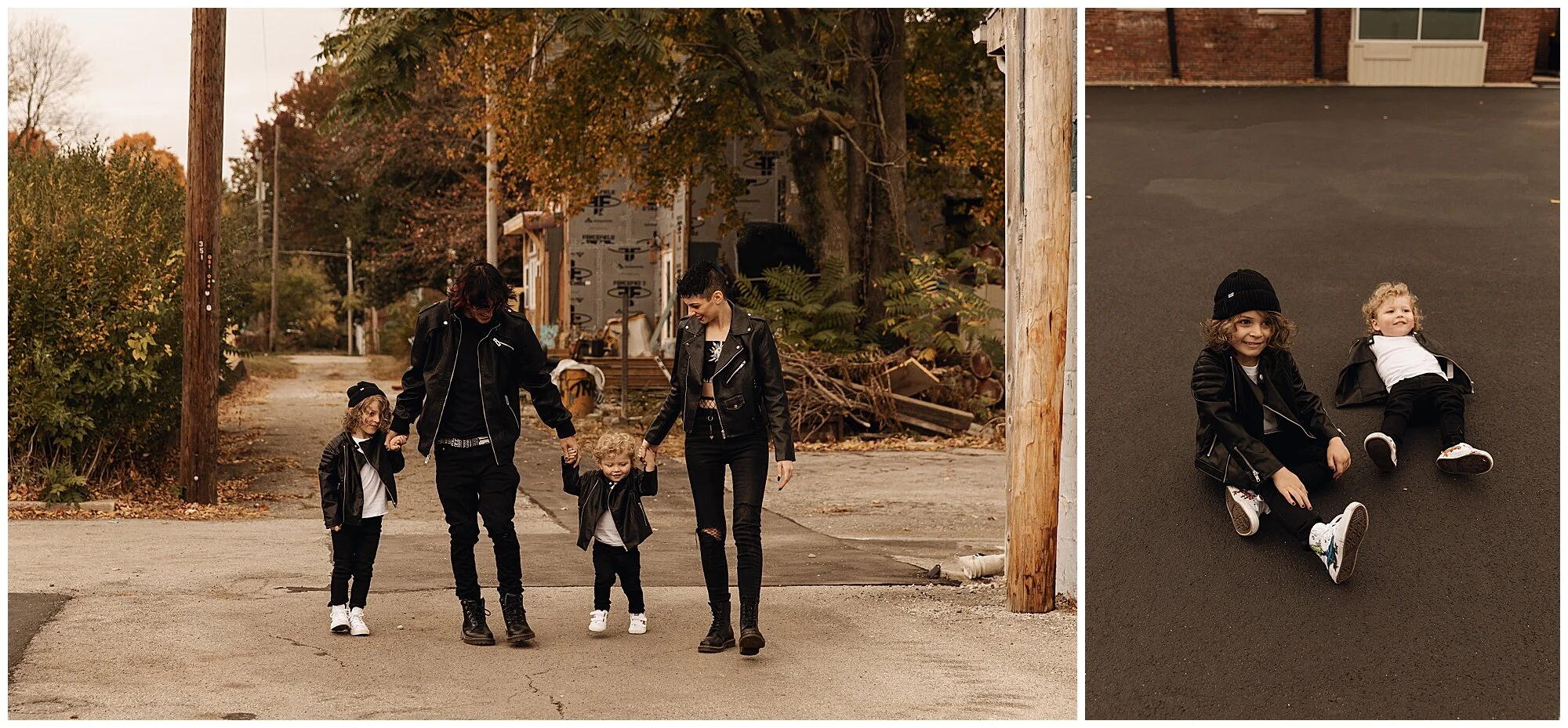 Punk Rock Family Session in Hamilton County, IN — LNM PHOTOGRAPHY