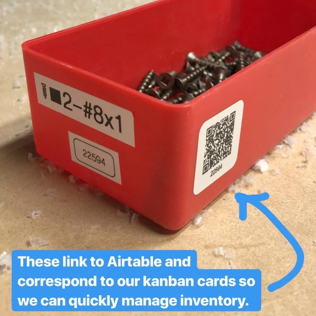 How we manage our shop with QR Codes and Airtable — Portland CNC