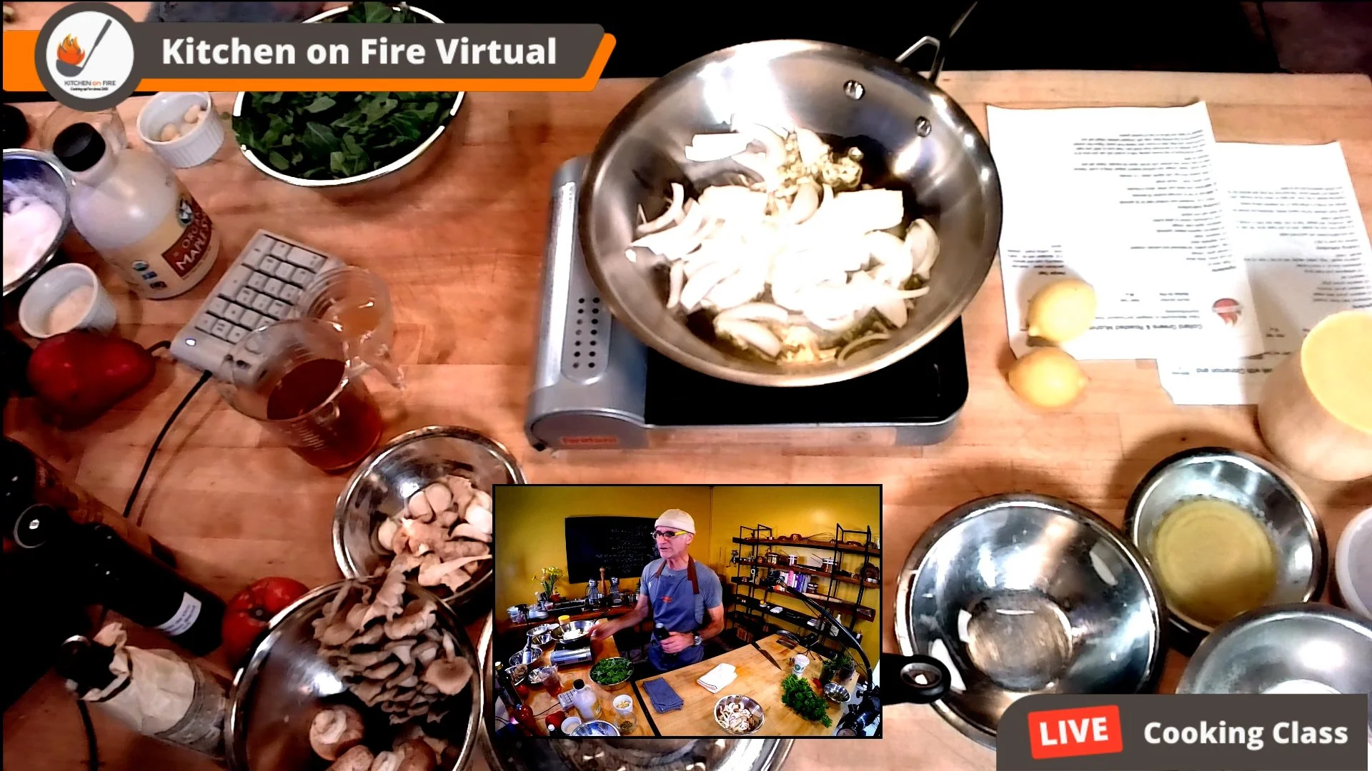 Virtual Cooking Events for Groups | Kitchen On Fire