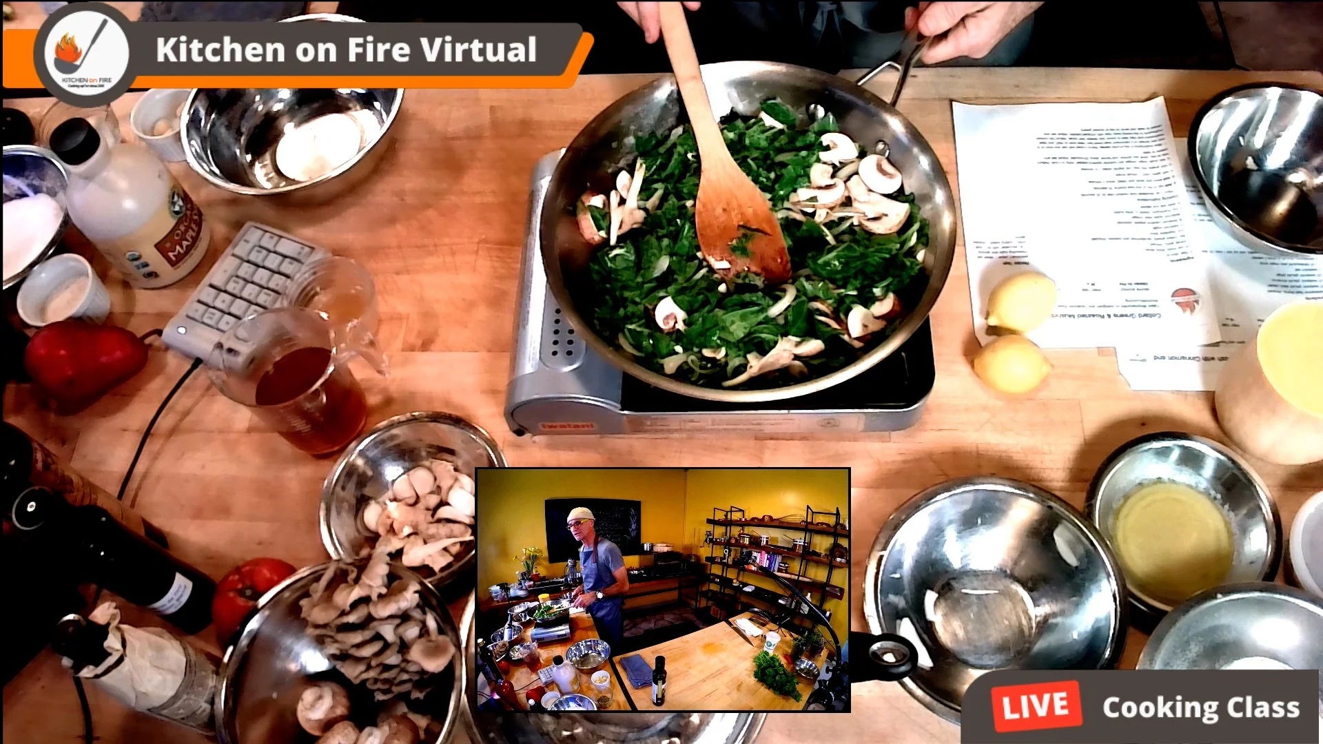 Virtual Cooking Events for Groups | Kitchen On Fire