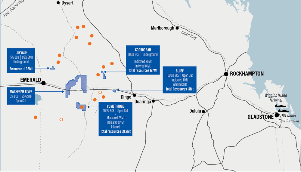 Bluff Mine — Bowen Coking Coal Ltd