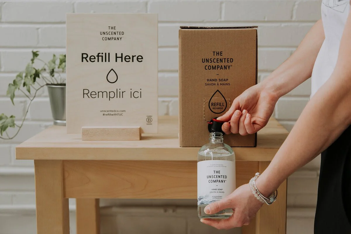 LIQUID SOAPS & LOTION REFILL STATION — Greene Hill Food Co-op