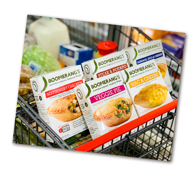 Boomerang’s Aussie Meat Pie Flavors — Boomerang's
