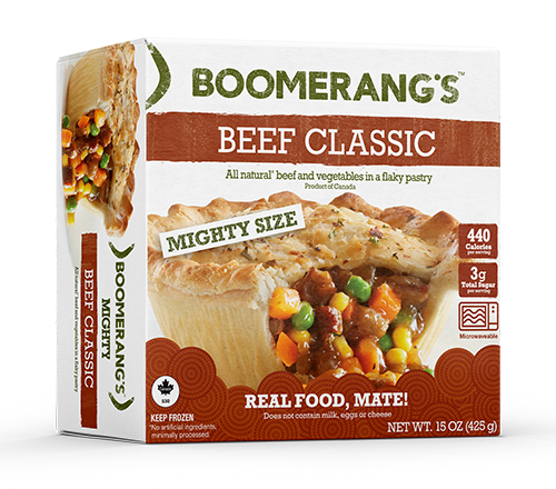 Boomerang’s Aussie Meat Pie Flavors — Boomerang's