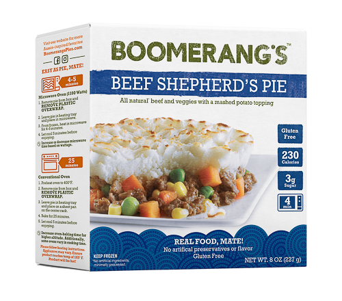 Boomerang’s Aussie Meat Pie Flavors — Boomerang's