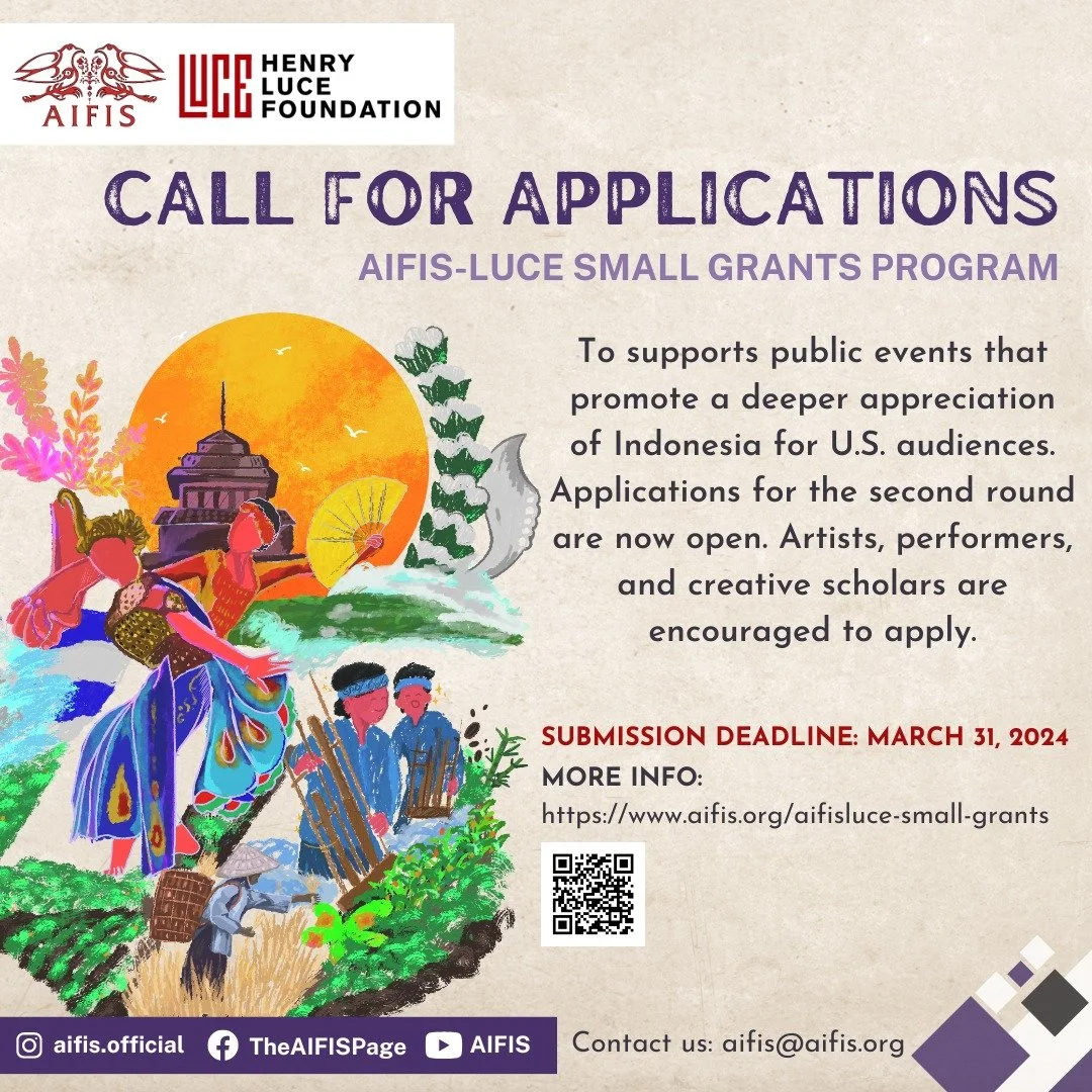 Small Grants for Public Programs — American Institute for Indonesian Studies (AIFIS)