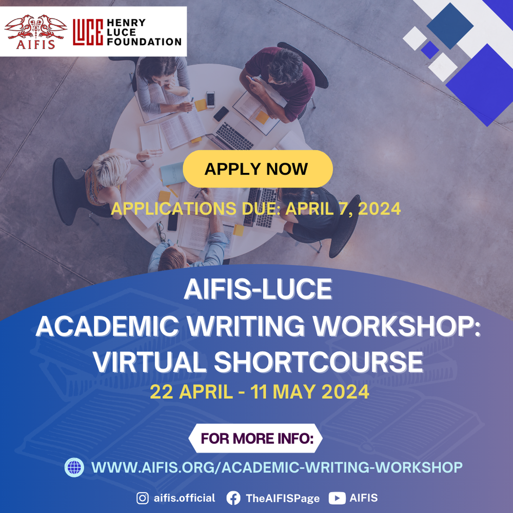 Academic Writing Workshop — American Institute for Indonesian Studies (AIFIS)