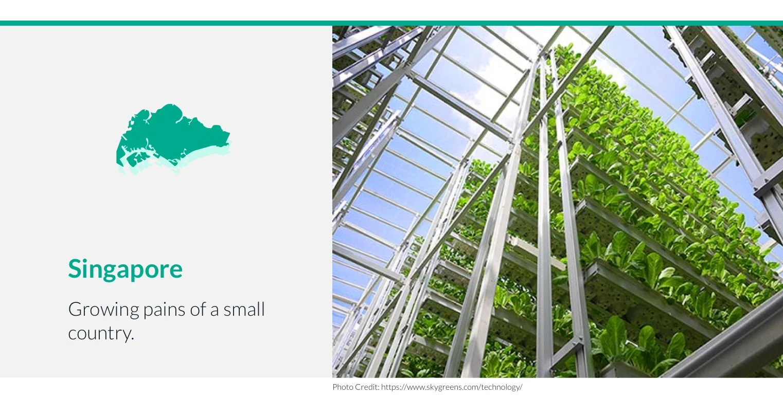 Islands of Agricultural Innovation : Singapore — AGRITECTURE