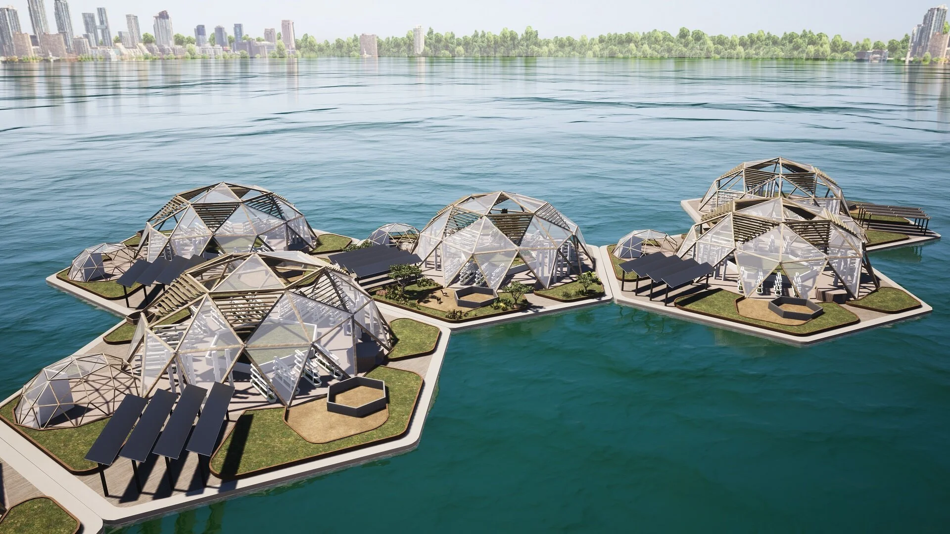 Floating Farms Help Communities Adapt to Climate