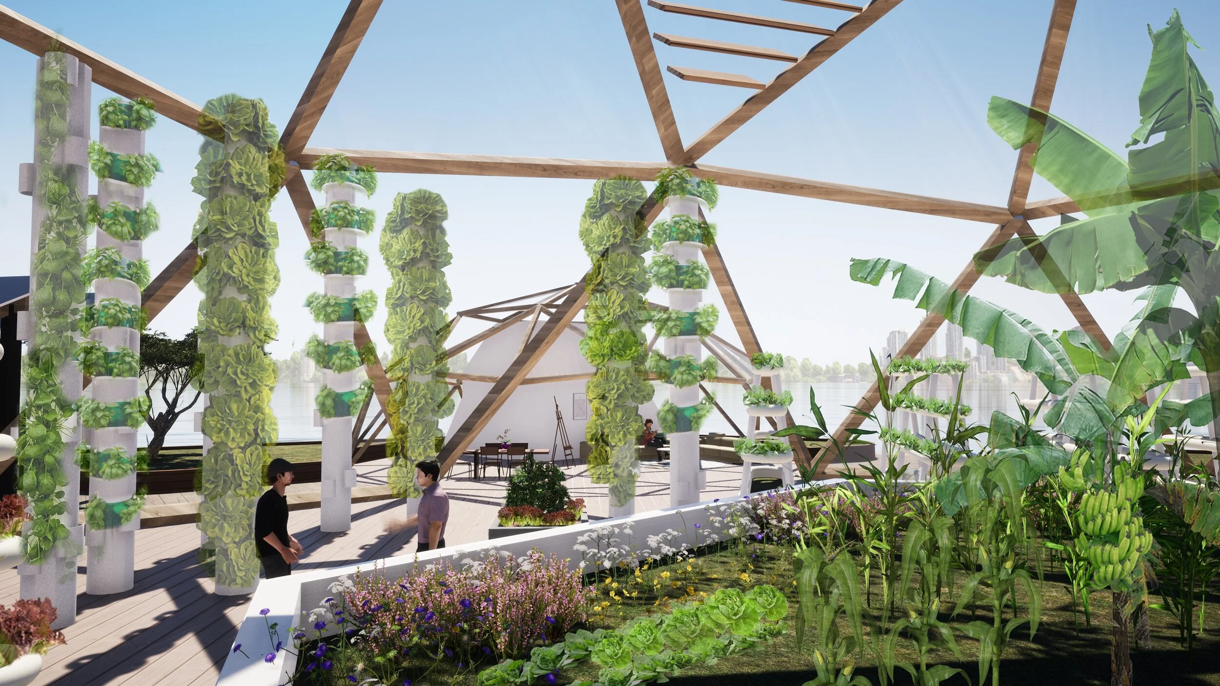 Floating Farms Help Communities Adapt to Climate