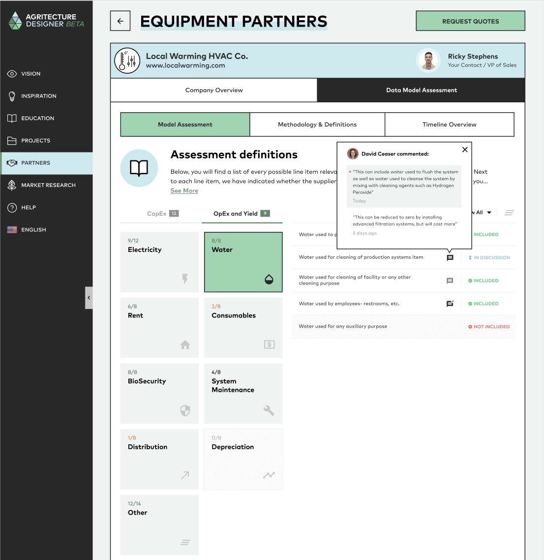 Equipment Selection — AGRITECTURE