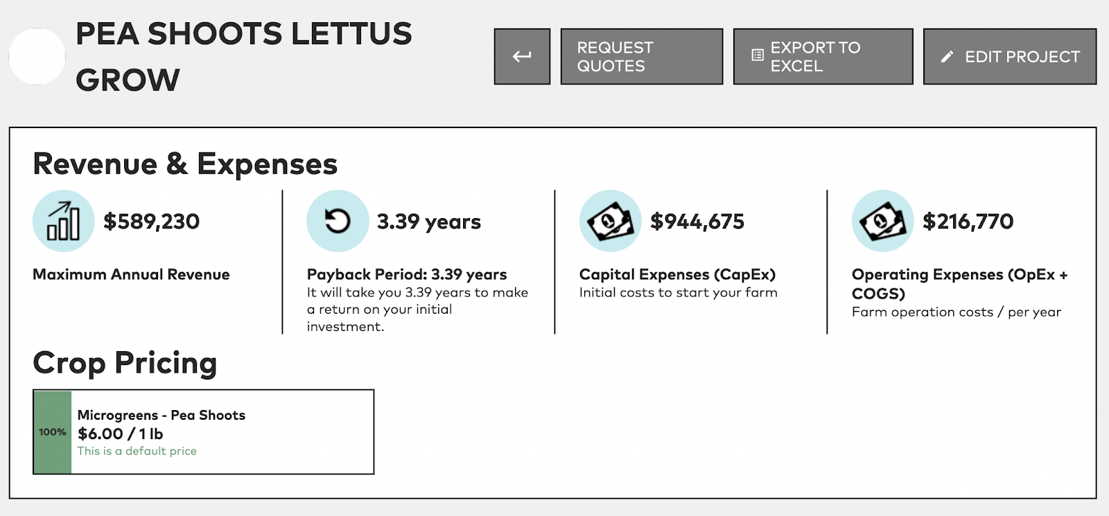 Compare Container Farms Using Agritecture Designer