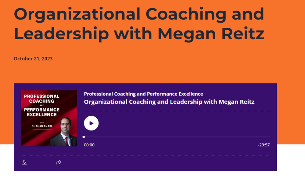 Organizational Coaching and Leadership with Megan Reitz — Megan Reitz