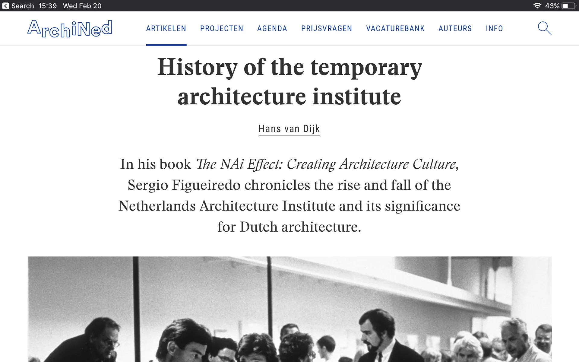 The NAi Effect: Creating Architecture Culture — Curatorial Research ...