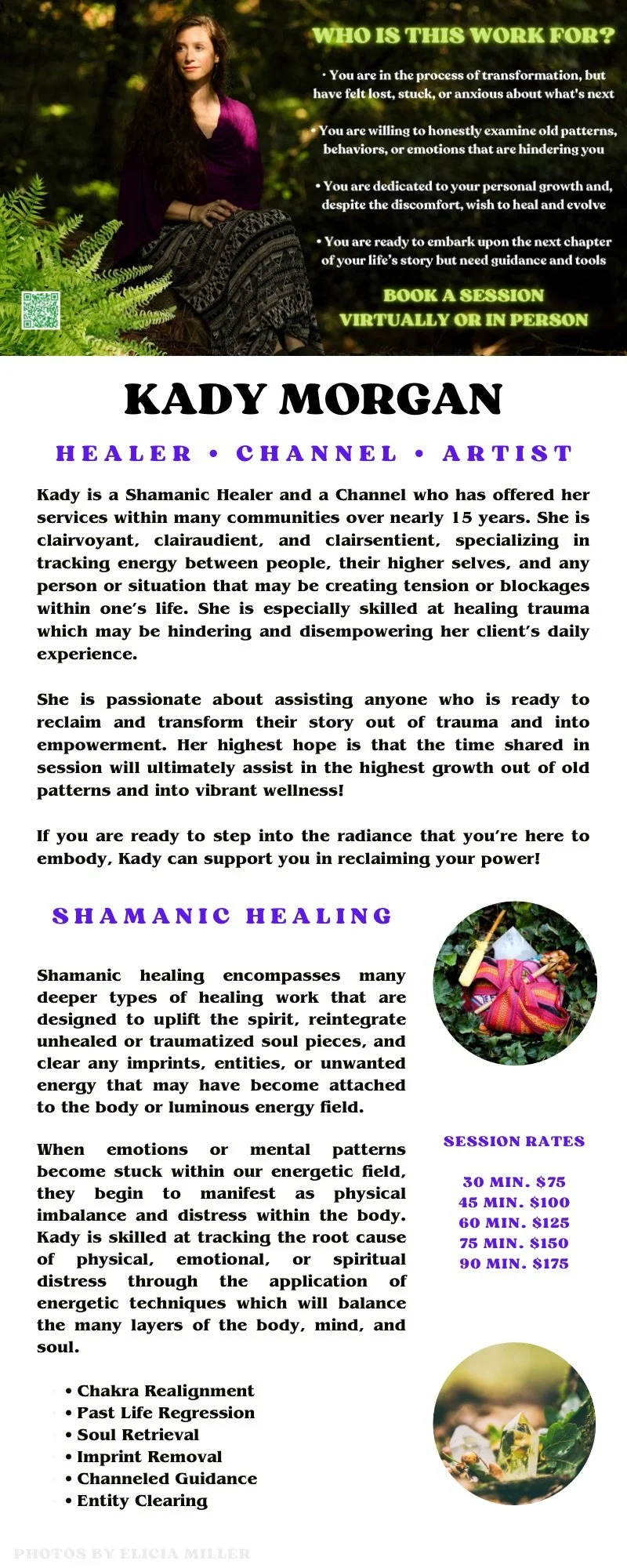 Book A Session — Kady Morgan