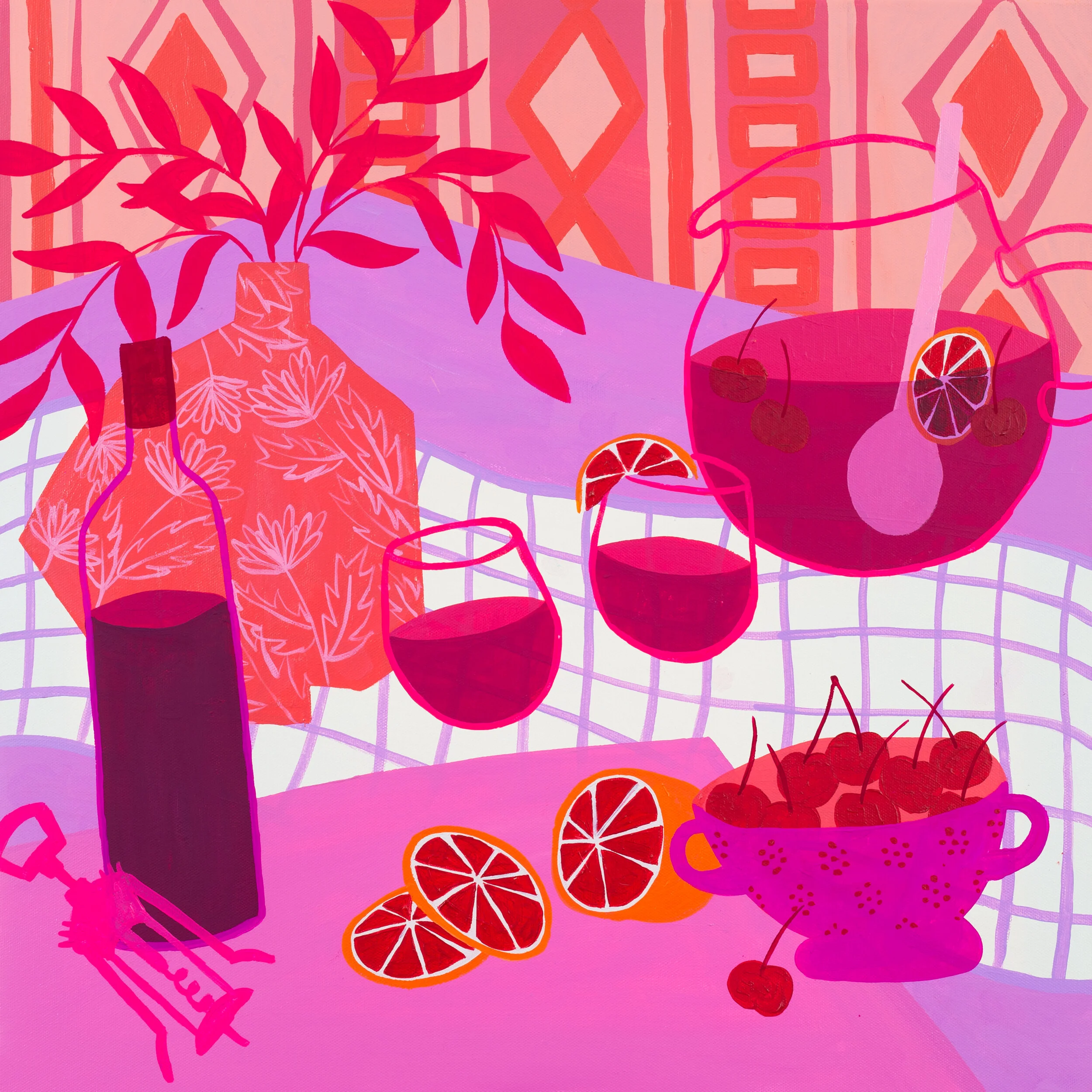 Sangria Afternoon — Bailey Schmidt Art