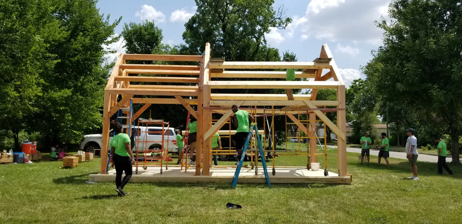 Raising the RND House at The Commons — Sweet Water Foundation