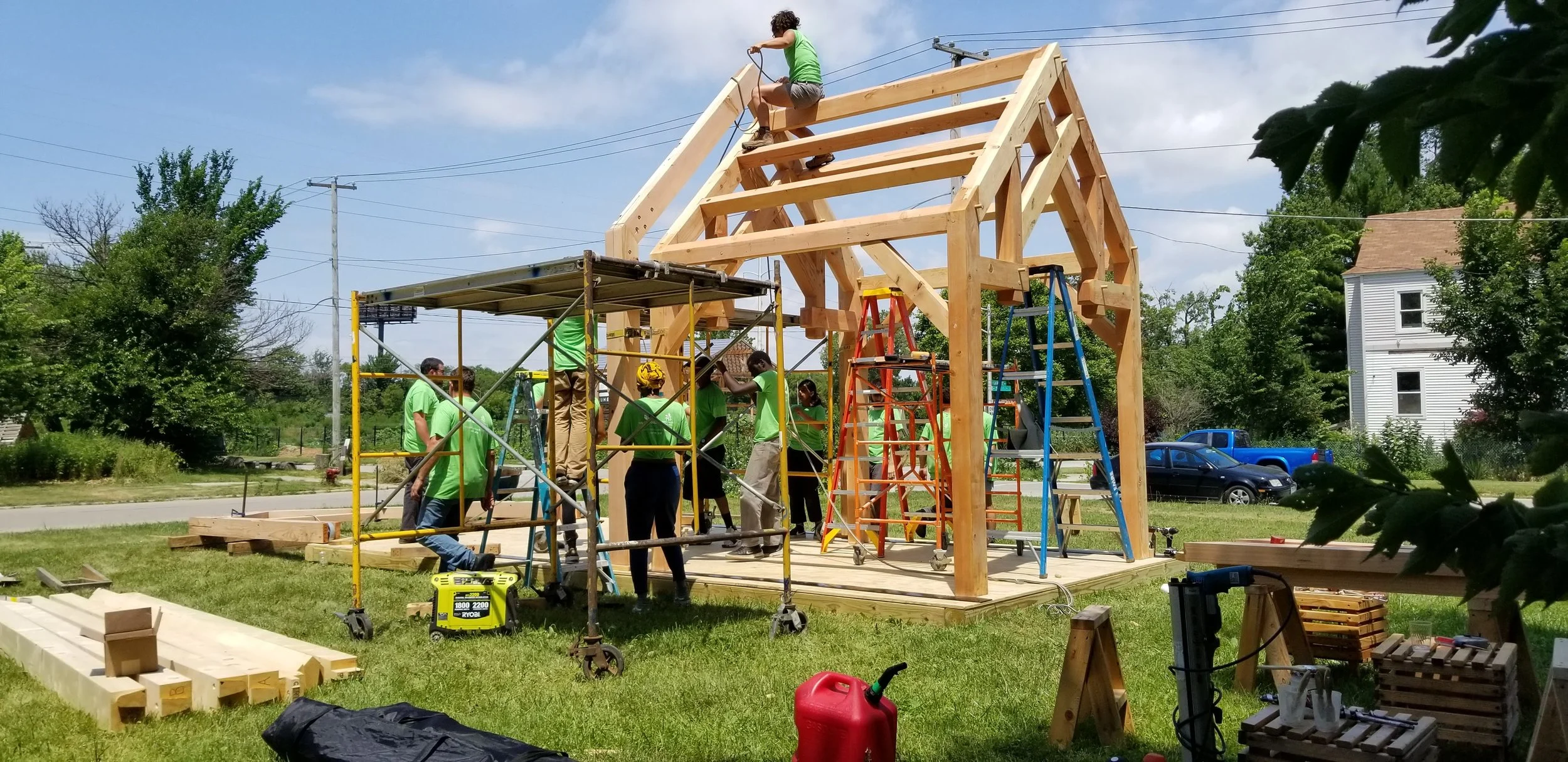 Raising the RND House at The Commons — Sweet Water Foundation