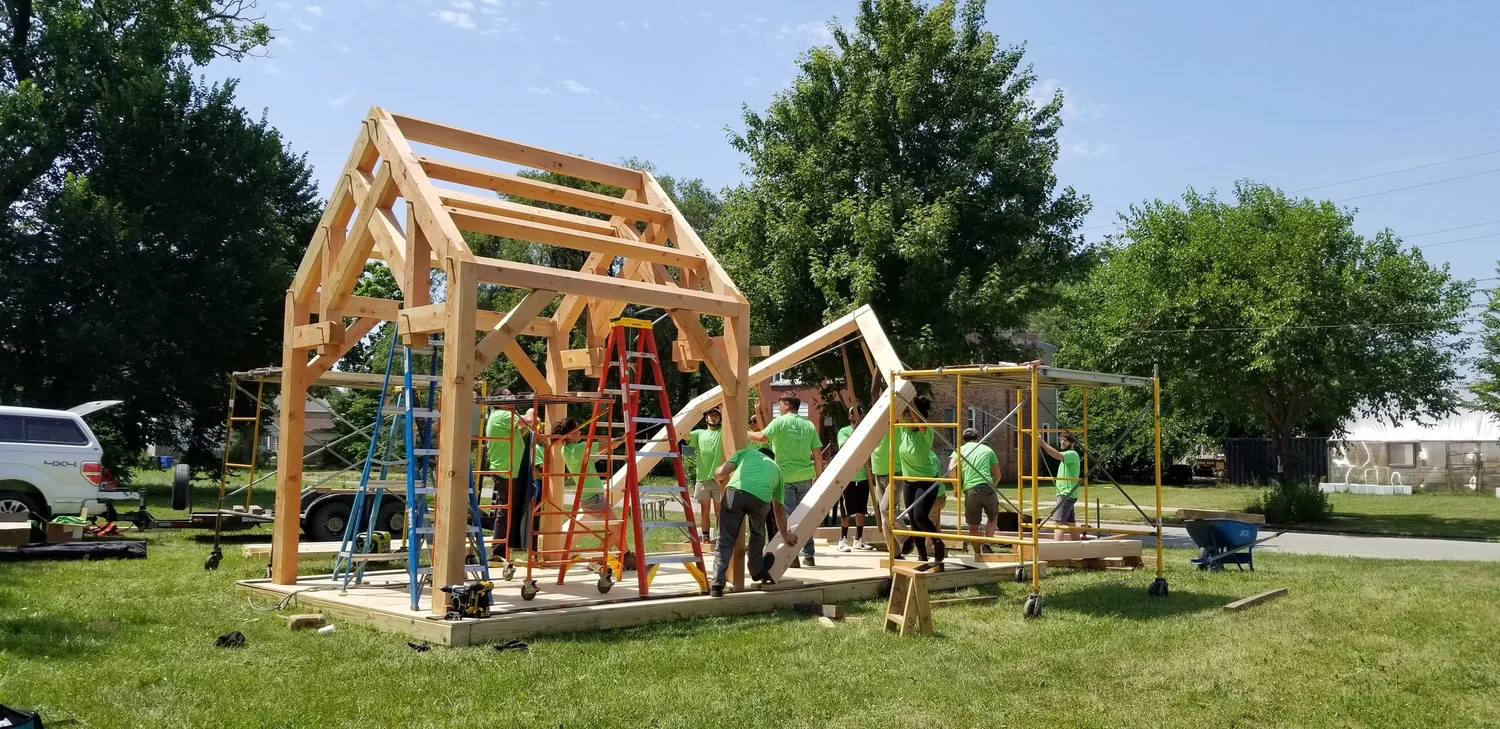 Raising the RND House at The Commons — Sweet Water Foundation