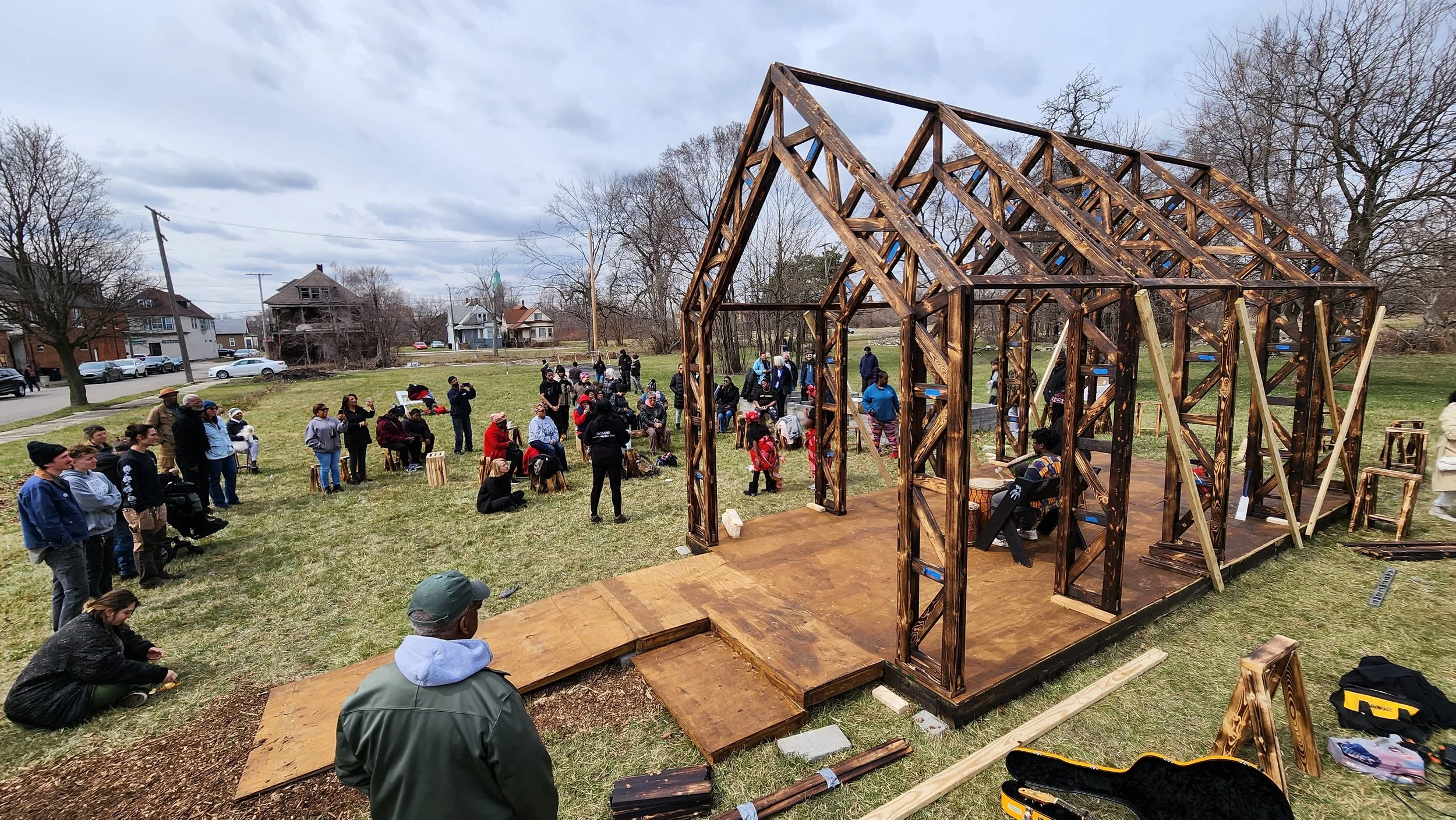 2023 Meeting House Raising in Detroit — Sweet Water Foundation
