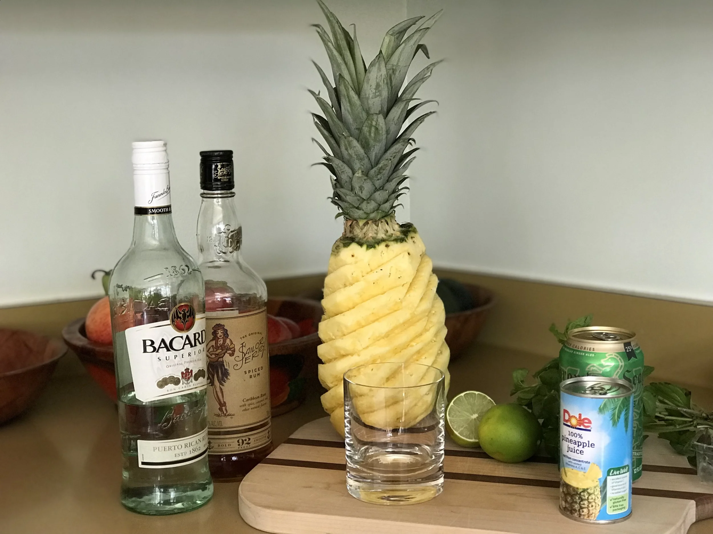 Spiced Pineapple Cocktail — F1Cookbook