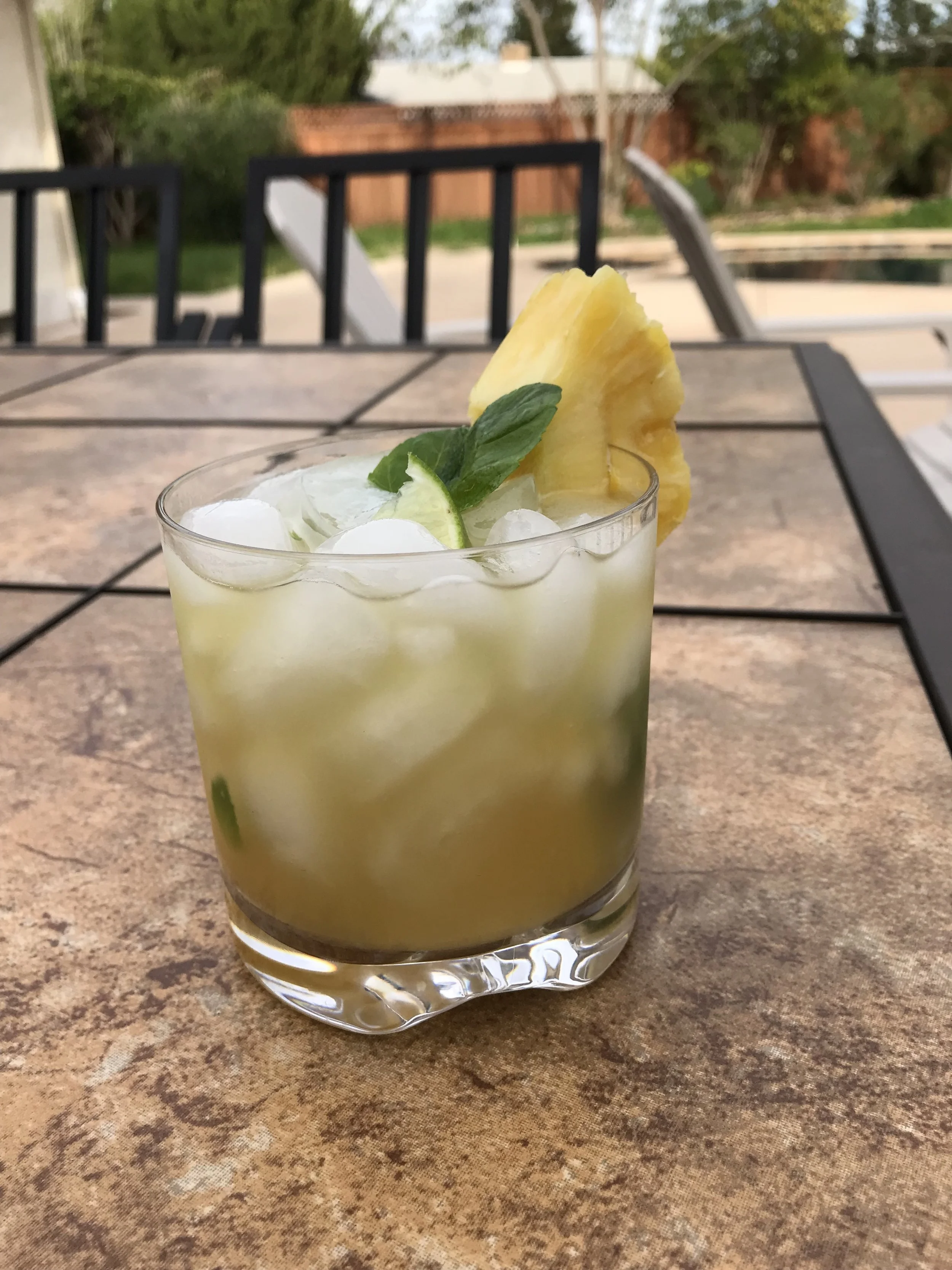 Spiced Pineapple Cocktail — F1Cookbook