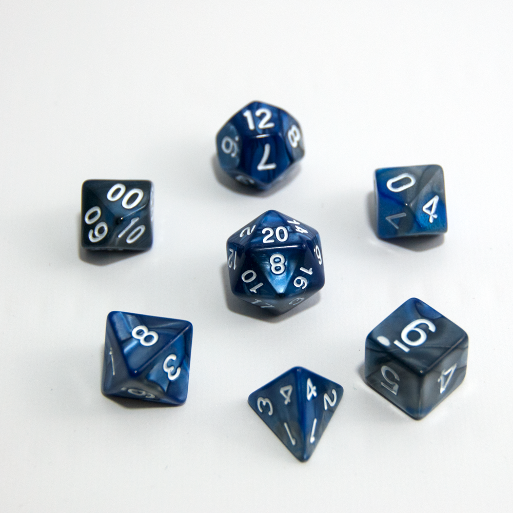 Cyber Dolphin Polyhedral Dice Set — TheDiceofLife | Dice Jewelry and ...