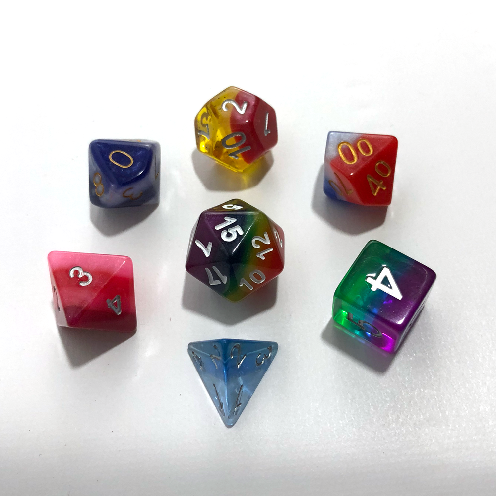 Curated and Reinked Dice Set — TheDiceofLife | Dice Jewelry and Ornaments