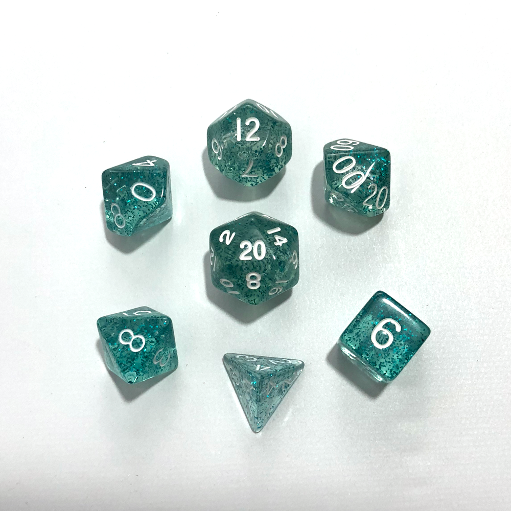 Cyber Dolphin Polyhedral Dice Set — TheDiceofLife | Dice Jewelry and ...