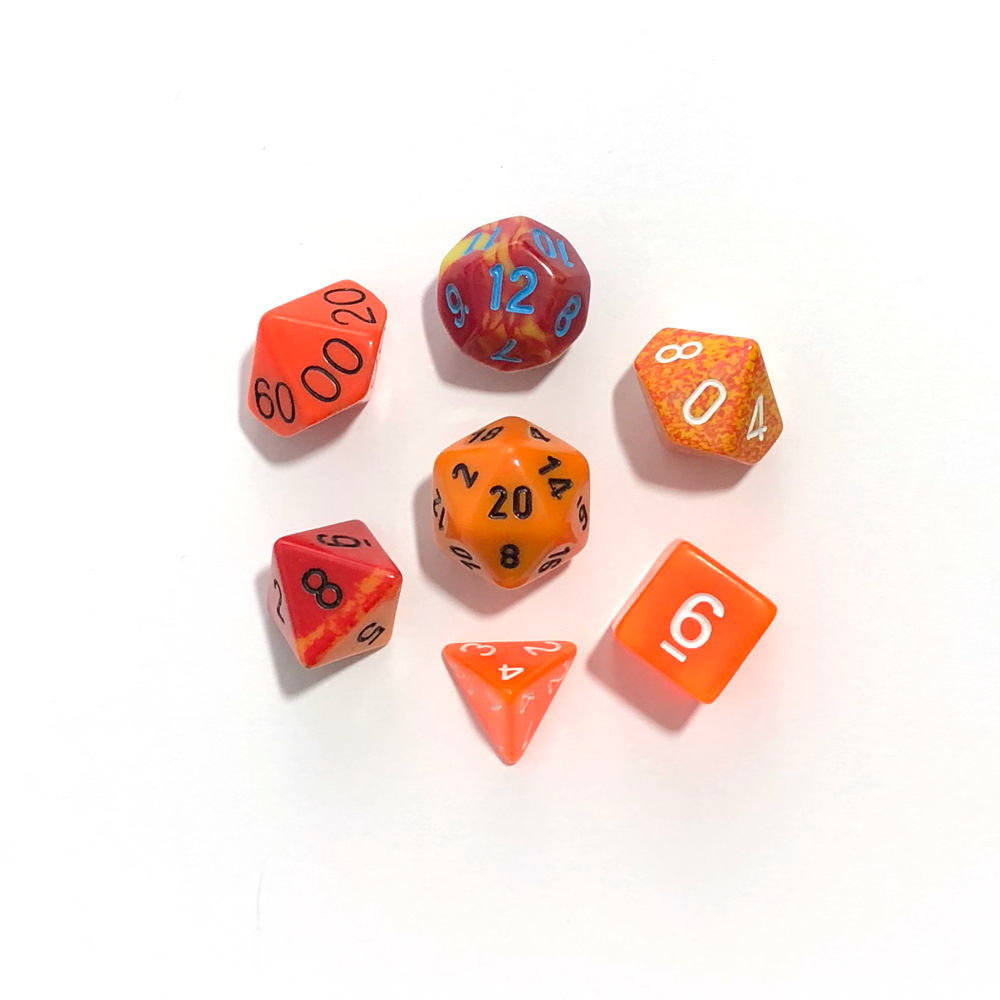 Curated and Reinked Dice Set — TheDiceofLife | Dice Jewelry and Ornaments