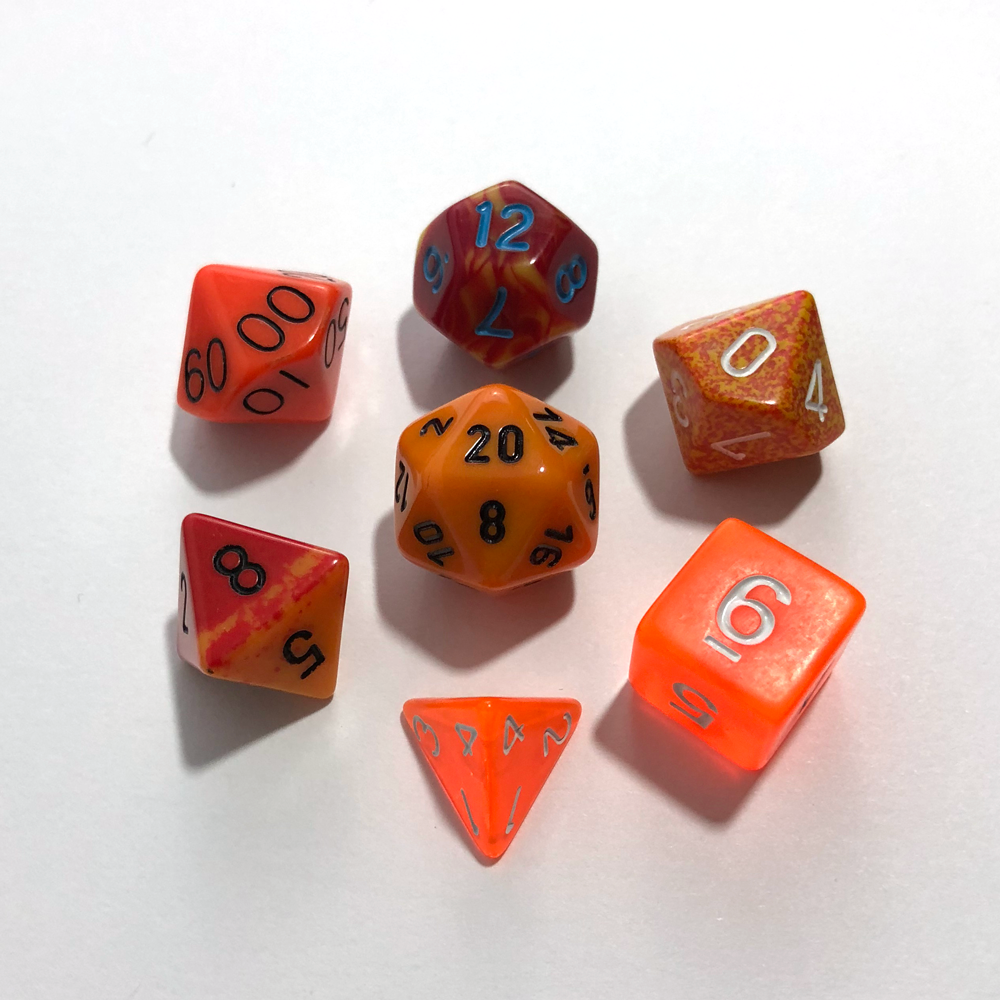 Curated and Reinked Dice Set — TheDiceofLife | Dice Jewelry and Ornaments