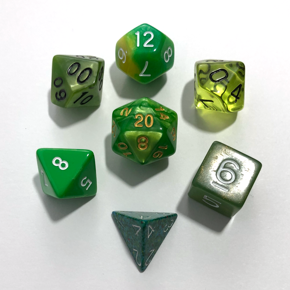 Curated and Reinked Dice Set — TheDiceofLife | Dice Jewelry and Ornaments