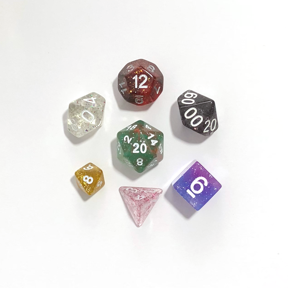 Curated and Reinked Dice Set — TheDiceofLife | Dice Jewelry and Ornaments