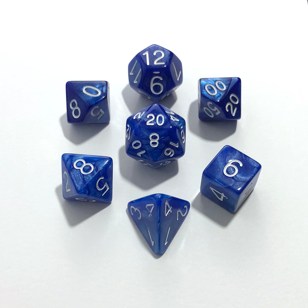 Cyber Dolphin Polyhedral Dice Set — TheDiceofLife | Dice Jewelry and ...