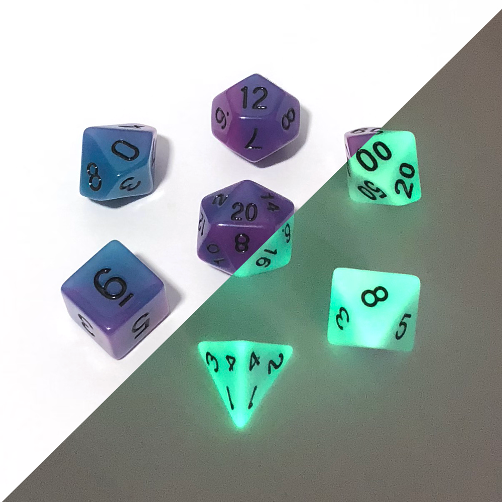 Cyber Dolphin Polyhedral Dice Set — TheDiceofLife | Dice Jewelry and ...