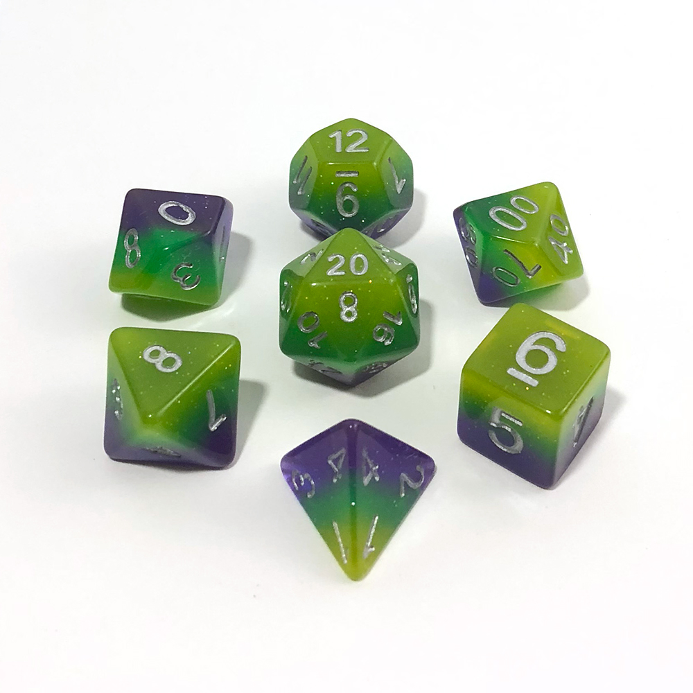 Cyber Dolphin Polyhedral Dice Set — TheDiceofLife | Dice Jewelry and ...