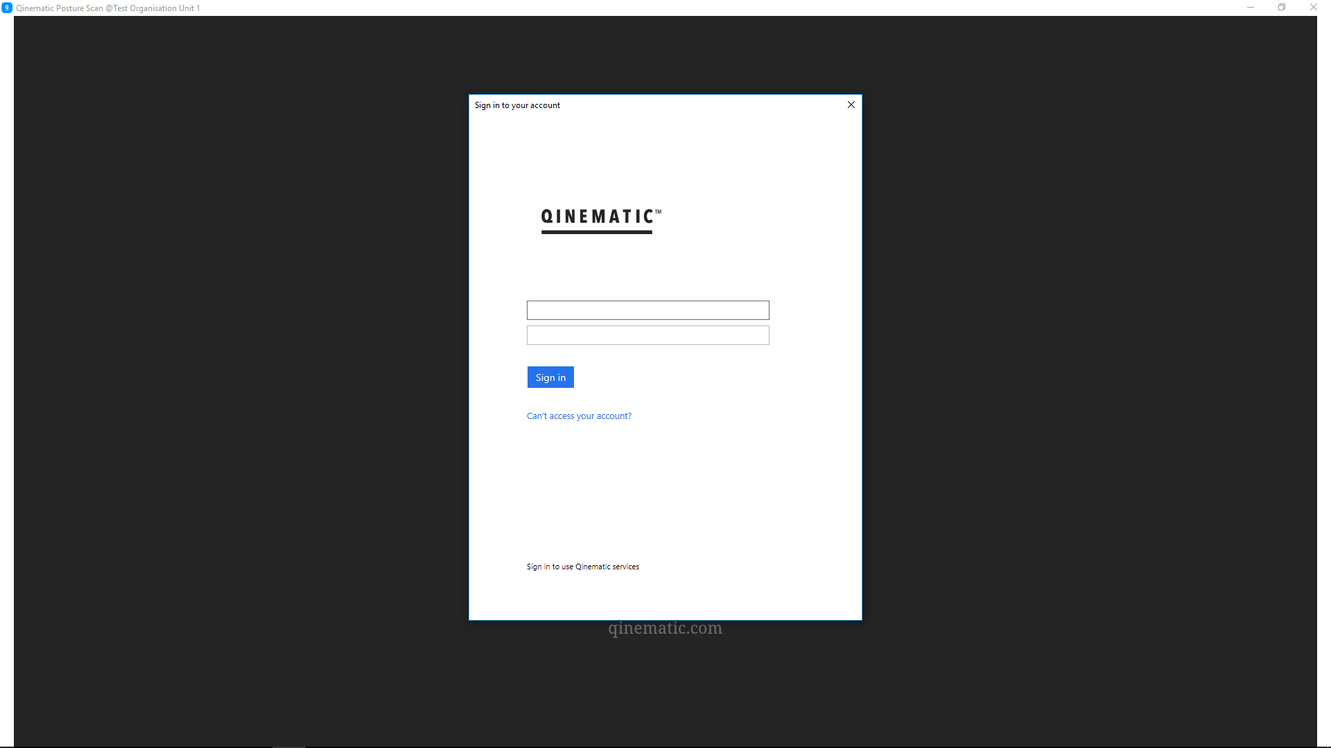 Download Posture Scan — Qinematic