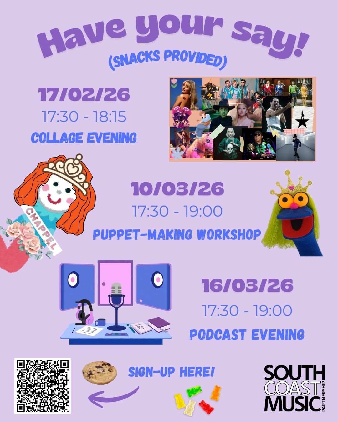 Have Your Say: Collage Evening! — Southampton and IOW Music