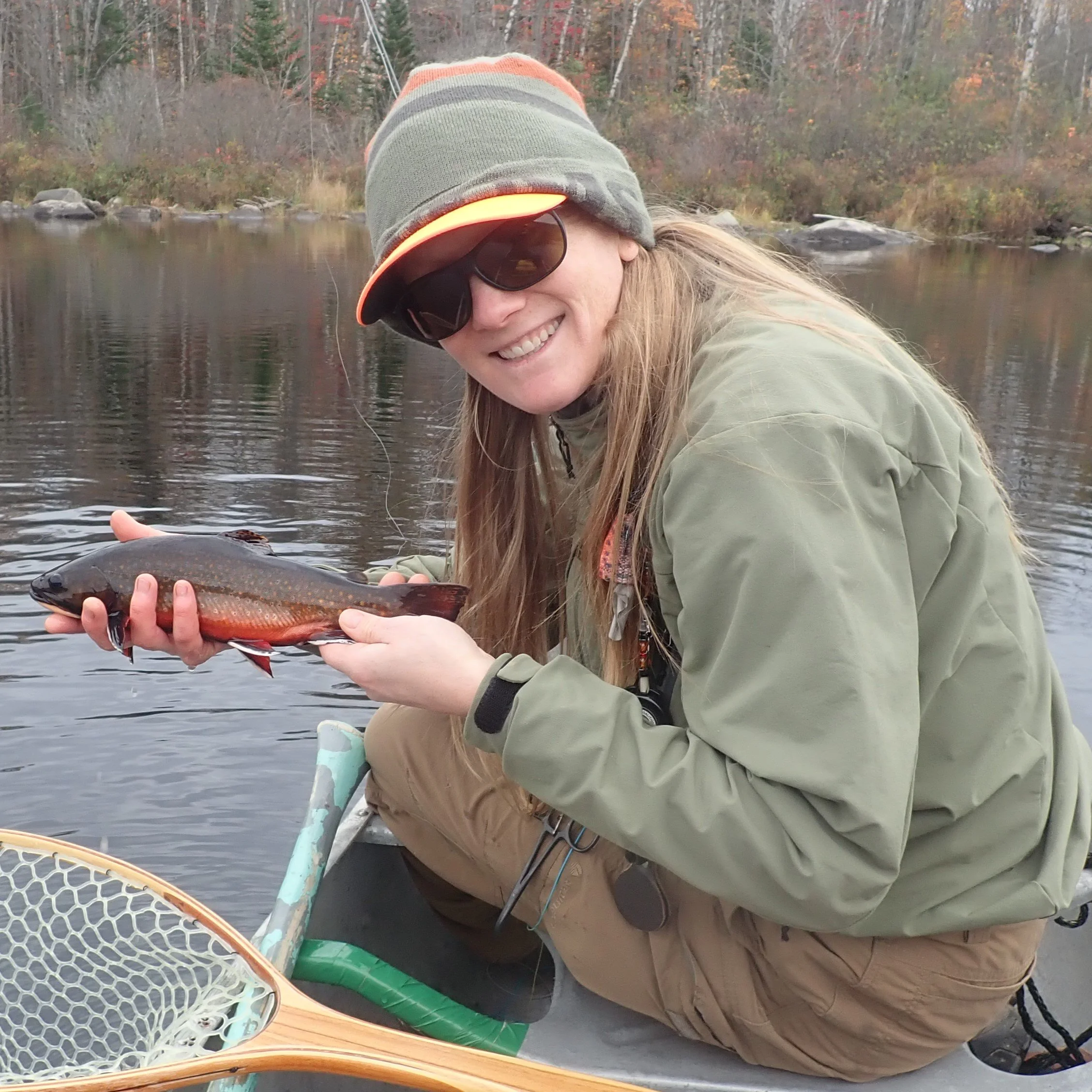 NFC NATIONAL CHAIR EMILY BASTIAN TALKS NATIVE FISH WITH FLY LINE ...
