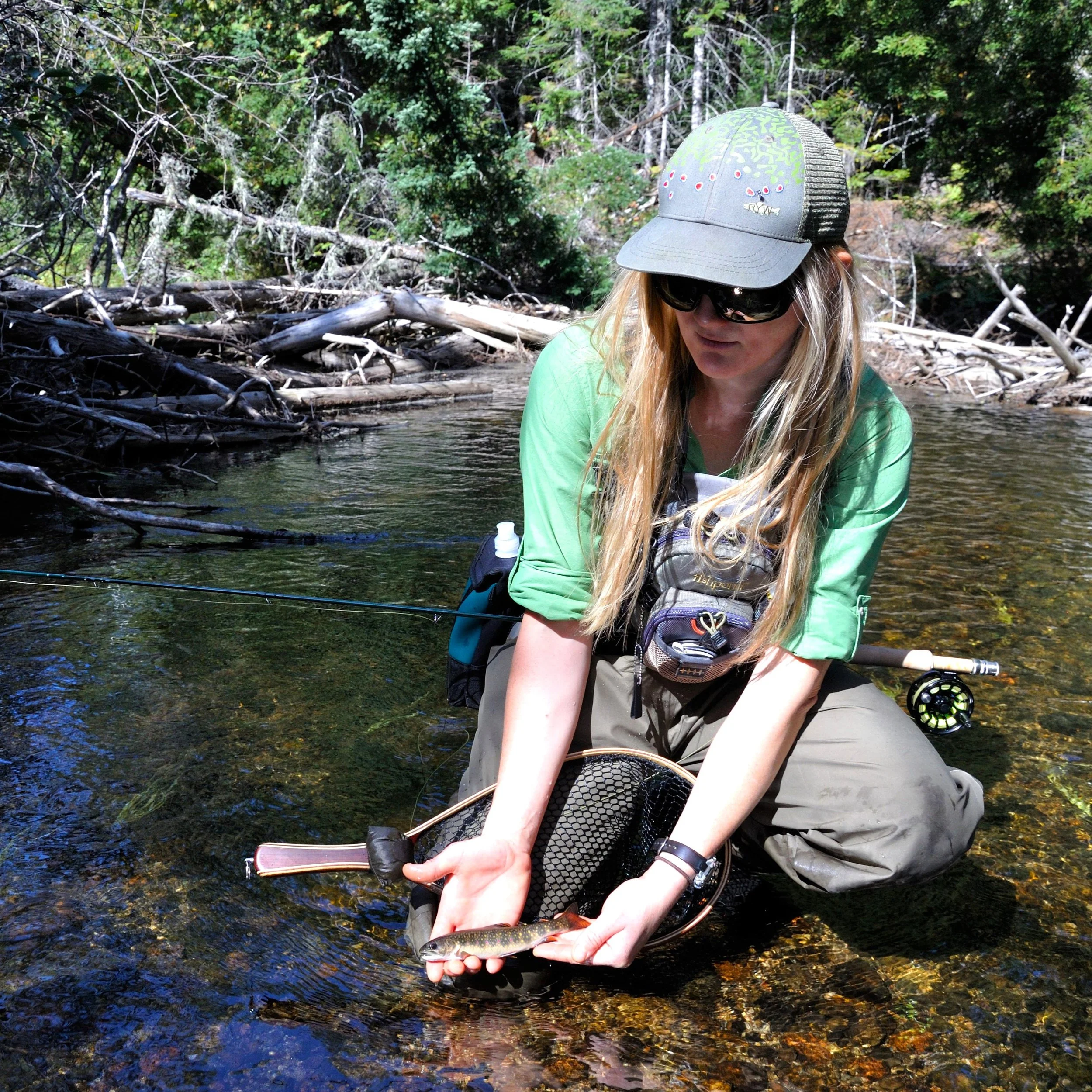 NFC NATIONAL CHAIR EMILY BASTIAN TALKS NATIVE FISH WITH FLY LINE ...