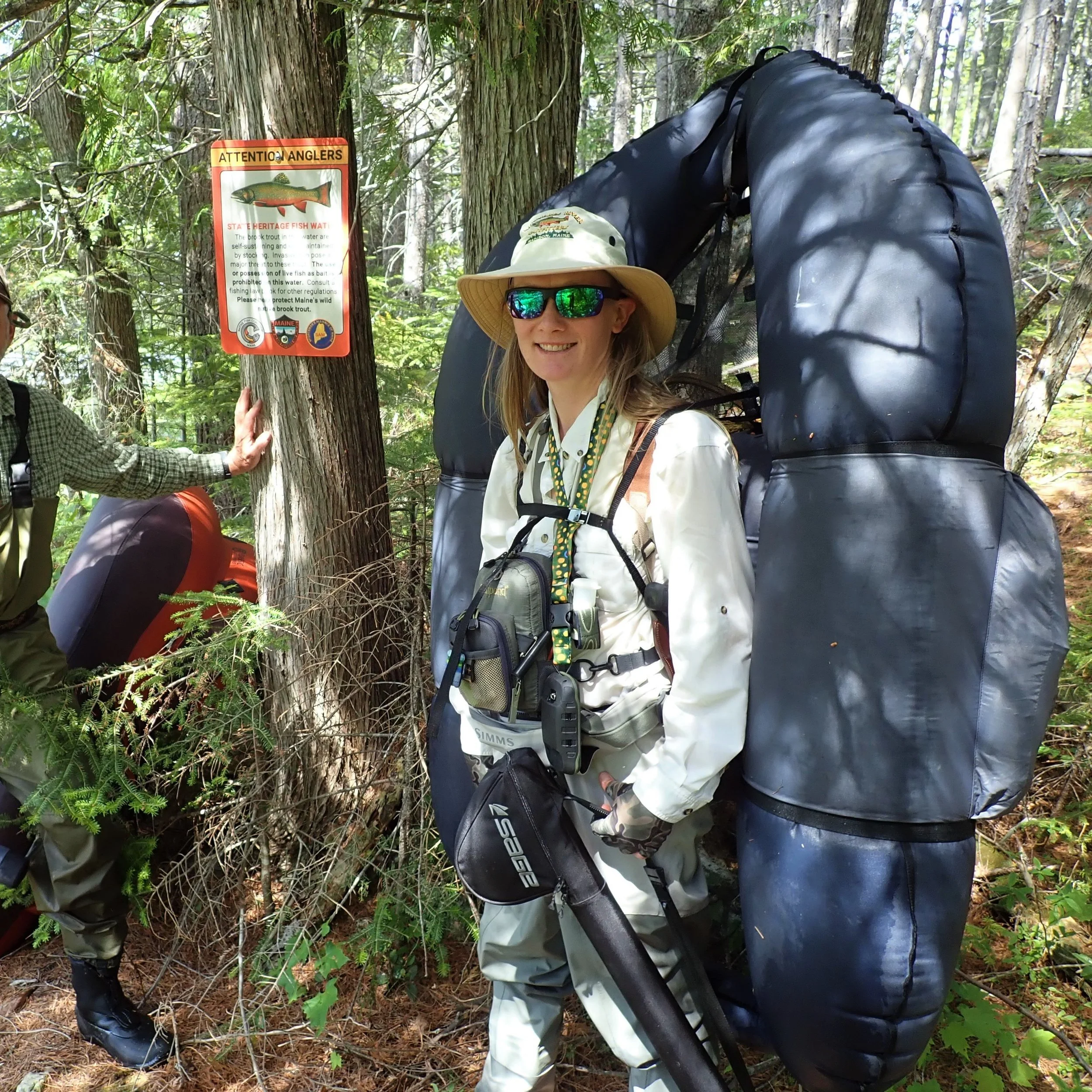 NFC NATIONAL CHAIR EMILY BASTIAN TALKS NATIVE FISH WITH FLY LINE ...