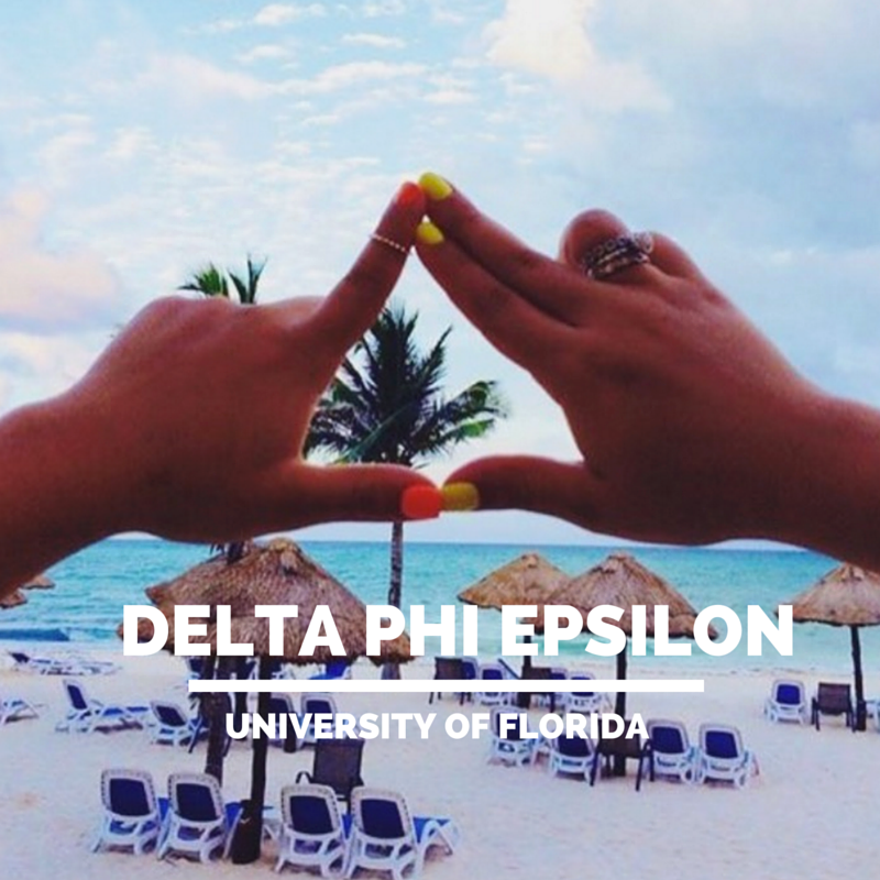 Delta Phi Epsilon Hand Sign
