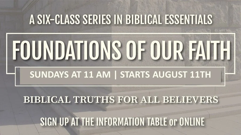Foundations of our Faith — Cornerstone Church Long Beach
