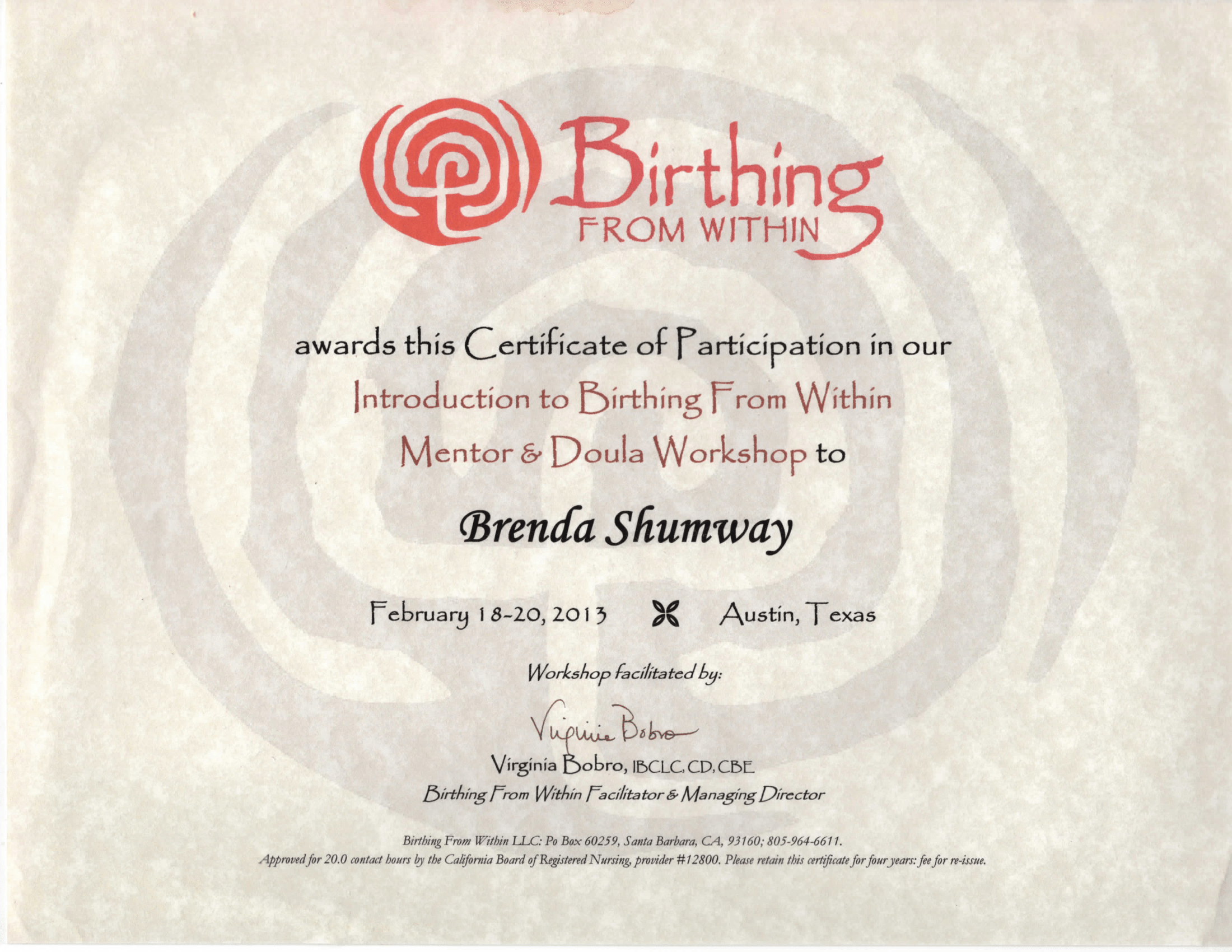 Natural childbirth Class for families with hectic work and travel ...