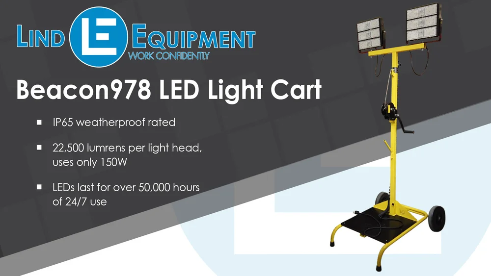 Lind Equipment Launches Beacon978 LED Light Cart — Lind Equipment