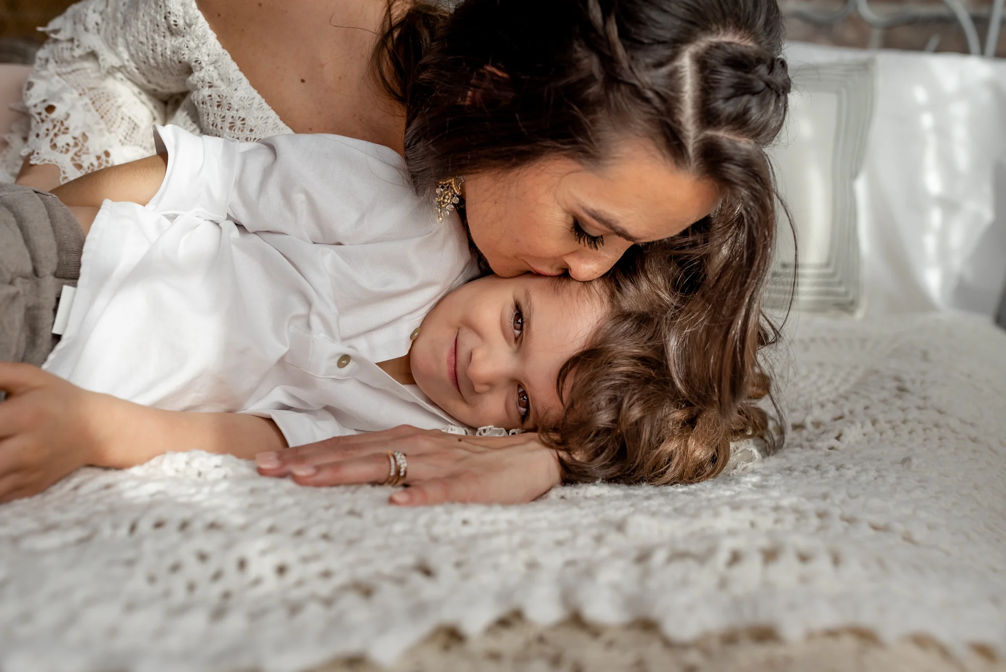 Boho Mommy + Me Studio Sessions | Houston Motherhood Photographer ...