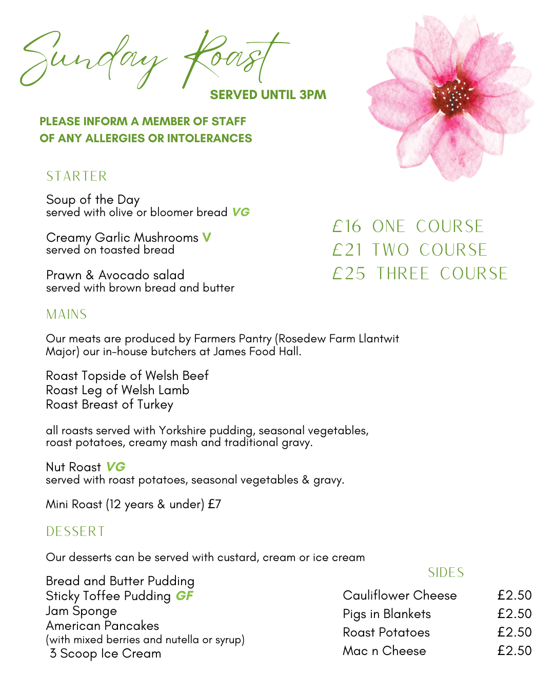 The Olive Tree Restaurant — Pyle Garden Village